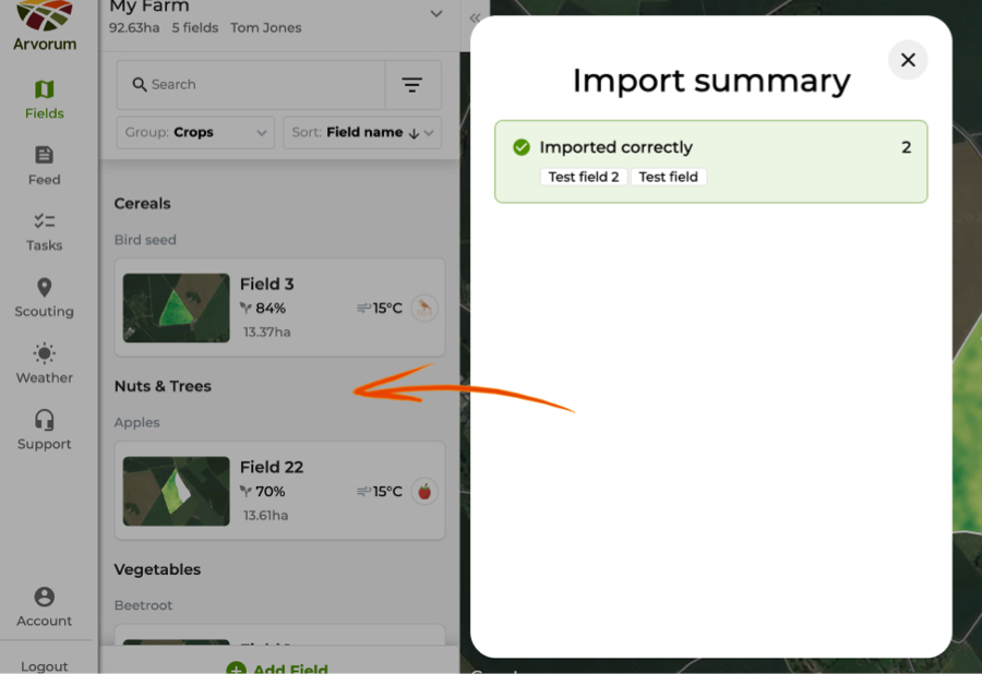 How to add a new field – Arvorum - Help Center