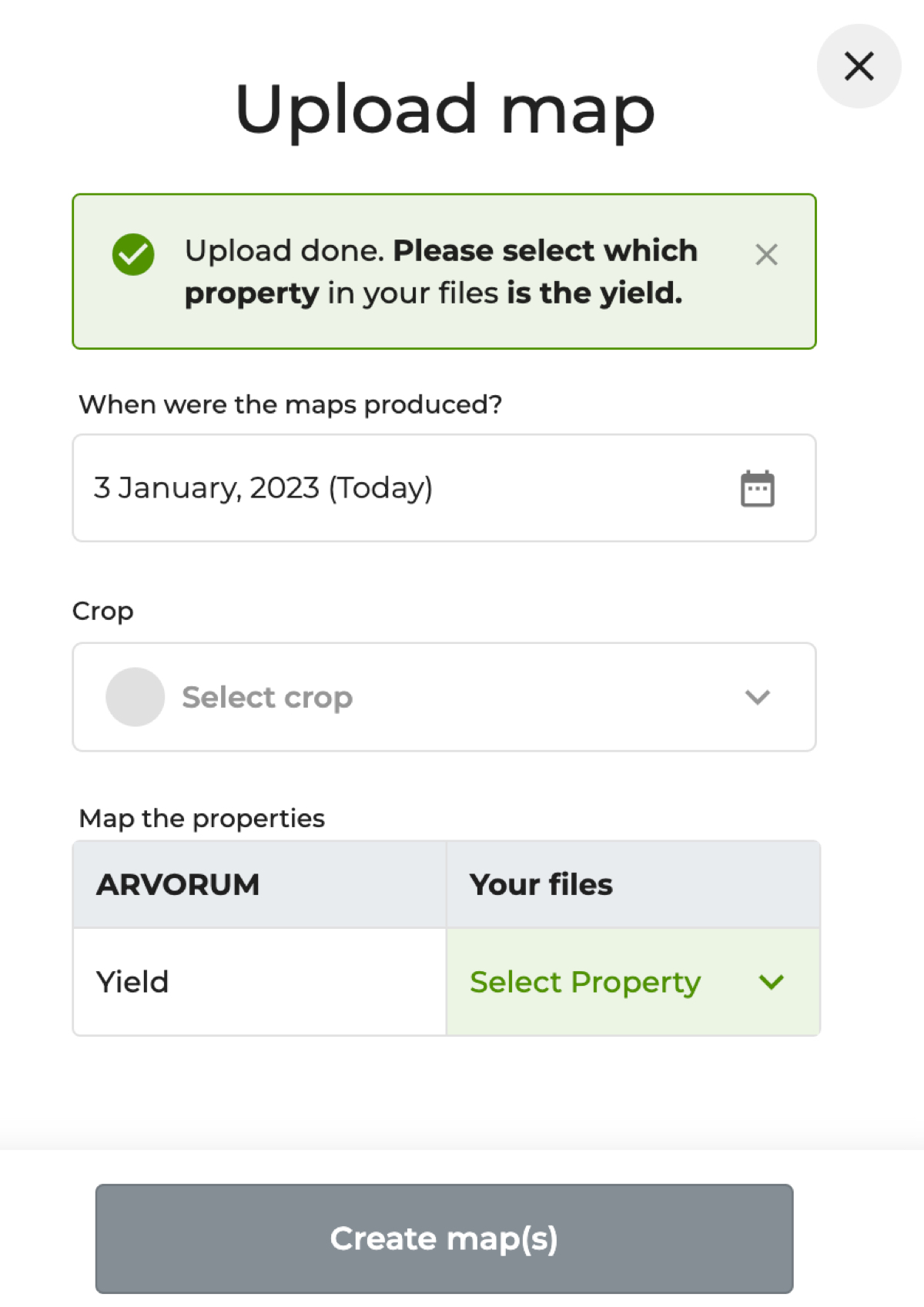What are yield maps and how to upload them? – Arvorum - Help Center