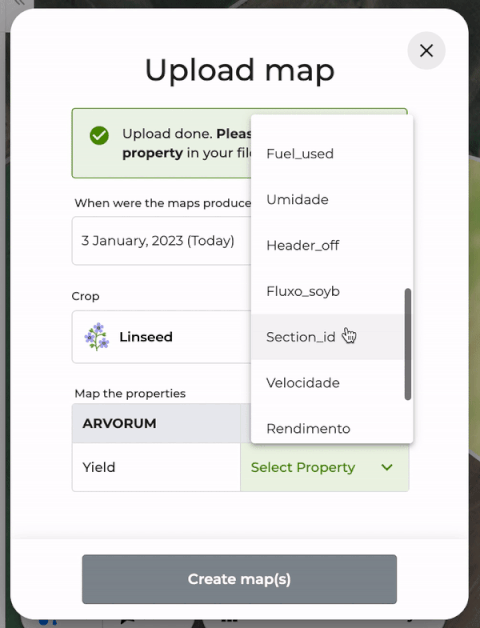 What are yield maps and how to upload them? – Arvorum - Help Center